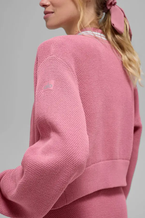 alo YOGA スーパーナチュラル セーター カーディガン S PINK 36701860~pink wild